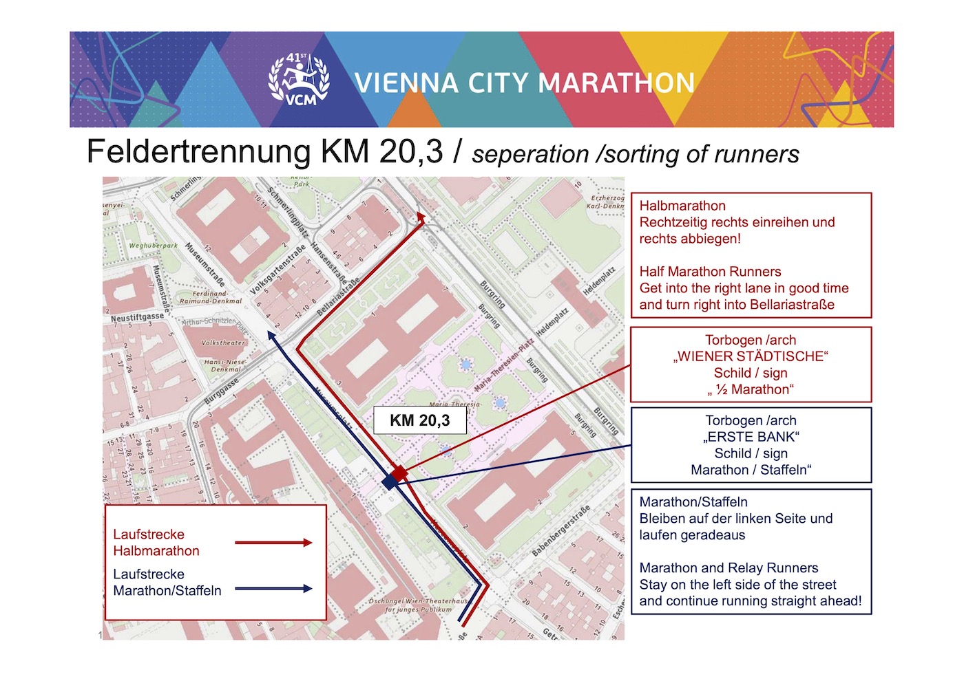 Vienna City Marathon - Course